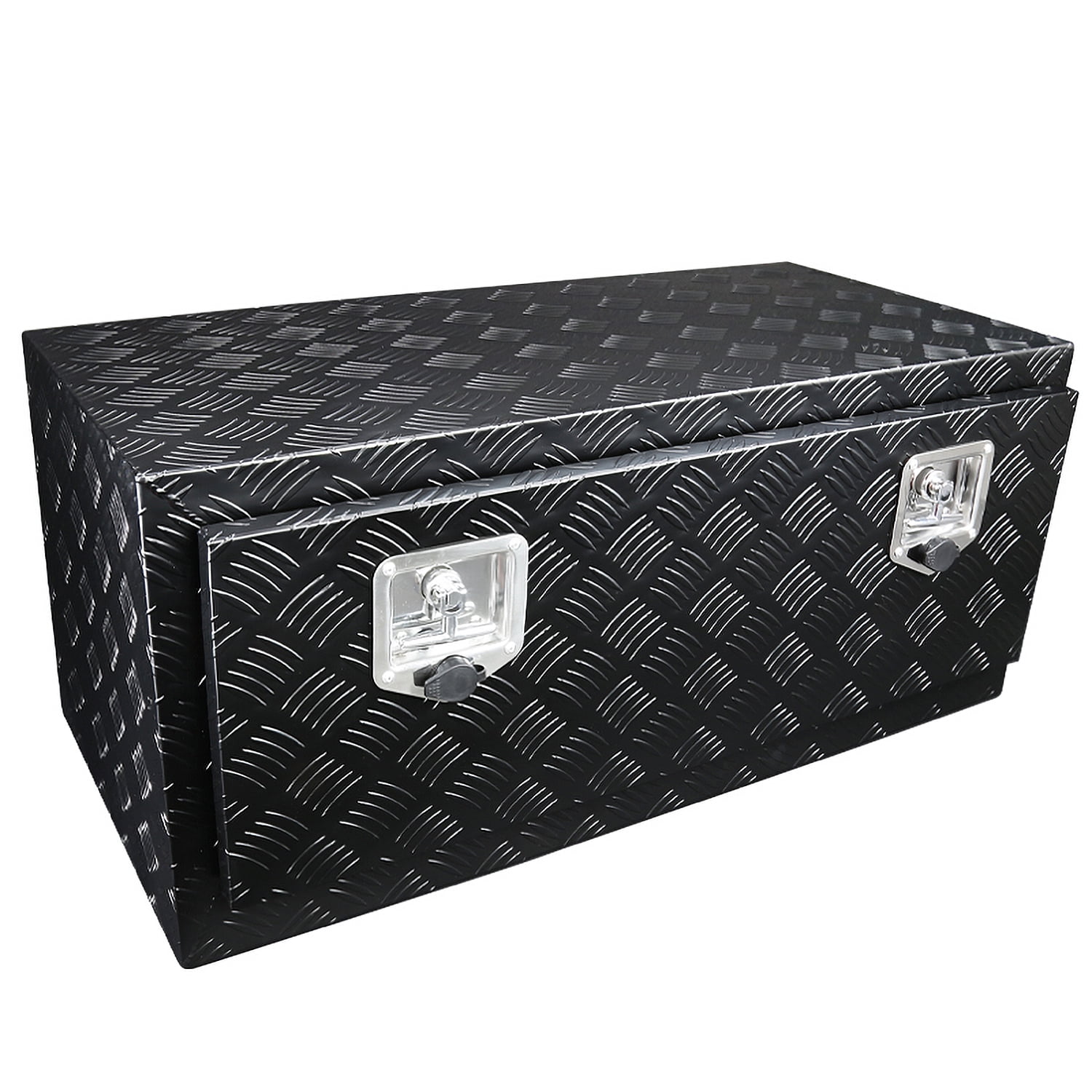 Spec-D Tuning 36x18x16 Truck Pickup Bed Utility Chest Aluminum Black ...