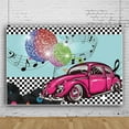 1950s Sock Hop Backdrop Dis-co Ball Vintage Car Back to 50's ...