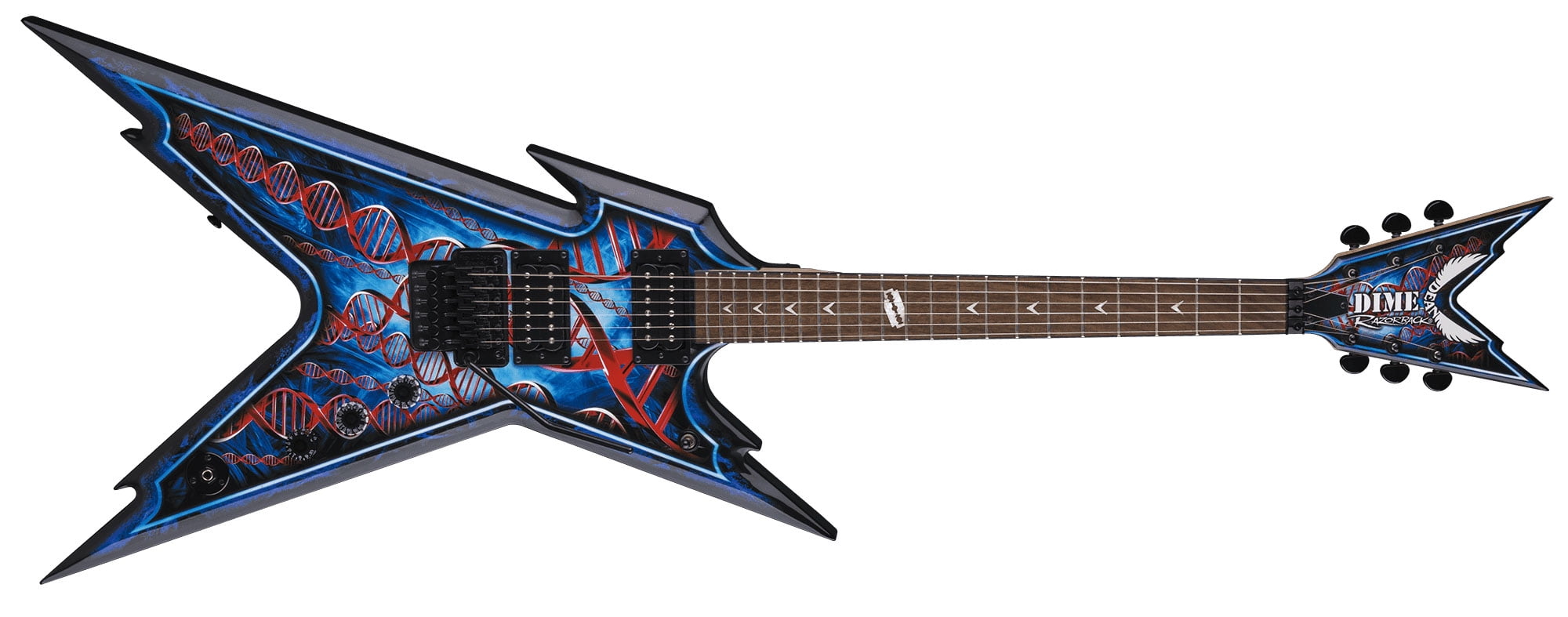 Dean 6 String Dimebag Razorback Floyd Electric Guitar & Case DNA ...
