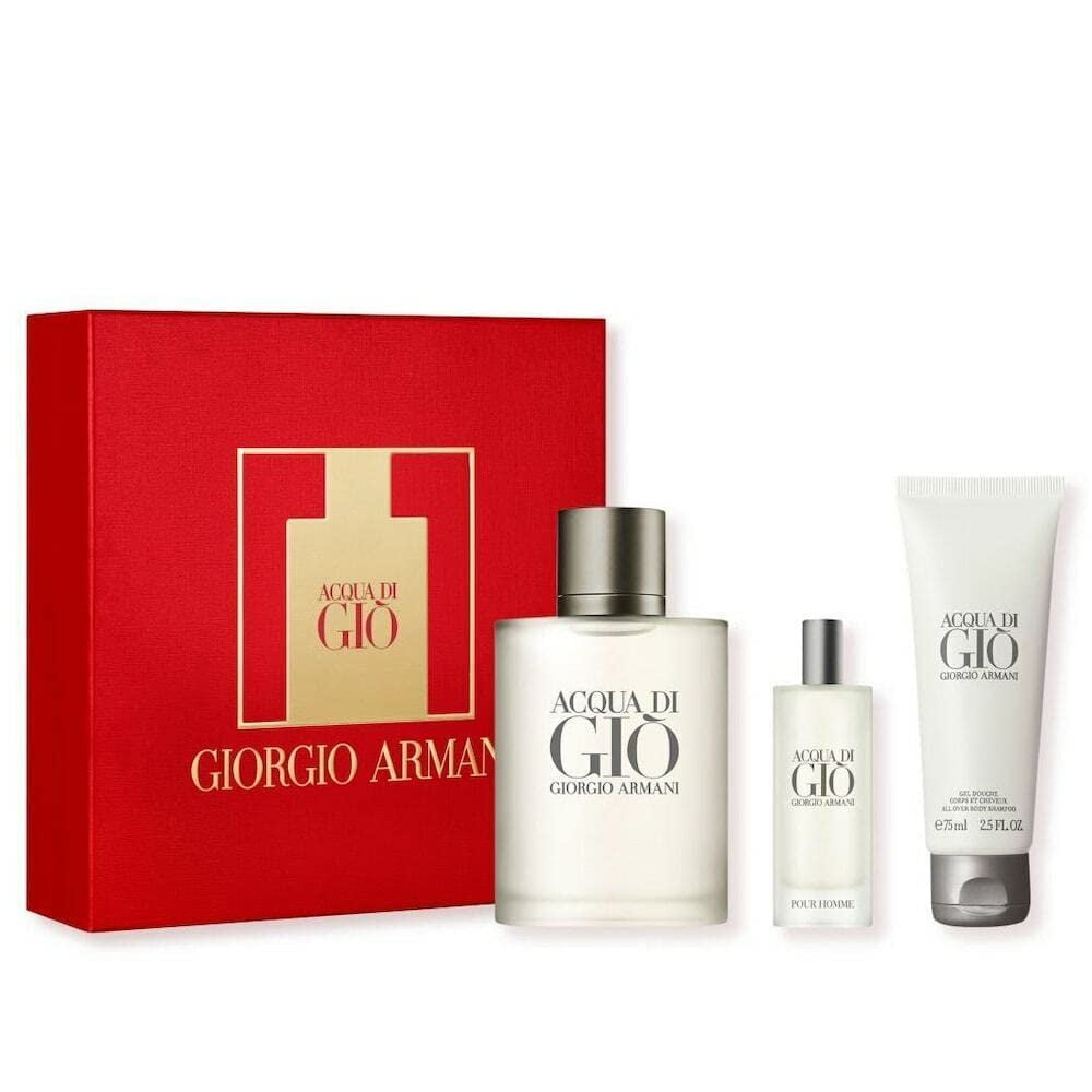 Set de regalo de perfume Giorgio Armani Acqua Di Gio para hombre 100 ml ...