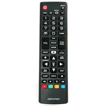 New AKB75095307 Remote Control for LG 4K UHD Smart TVs 49UJ6300-UA ...