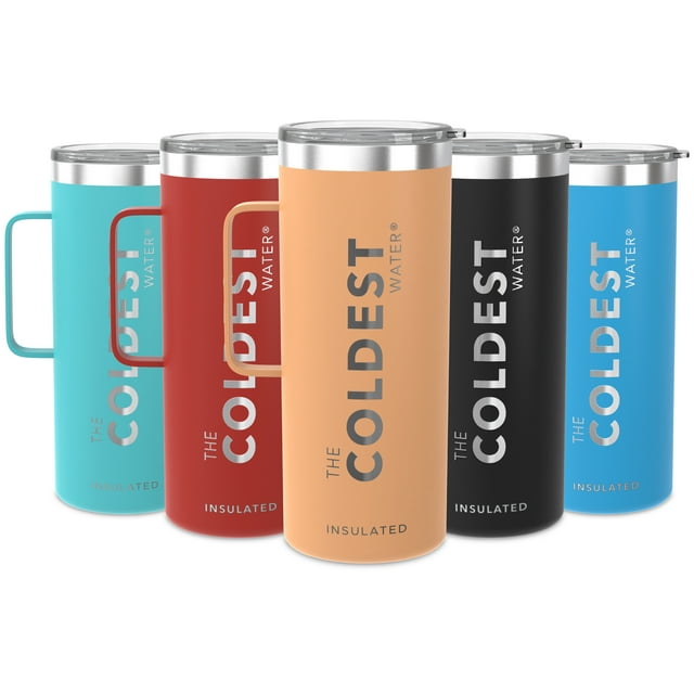 The Coldest Coffee Mug - Stainless Steel Super Insulated Travel Mug for ...