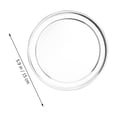 BESTYASH Aluminum Baking Tray Round Silver Wide Edge Food Preparation ...