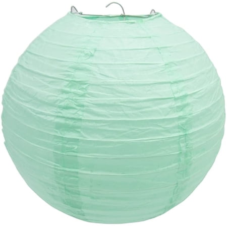 Lanterns 20 pcs 6"-12" Mint Paper Lanterns Chinese Japanese Round ...