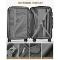 Lightweight 20" Hardside Expandable Spinner Carry-on Suitcase with ...