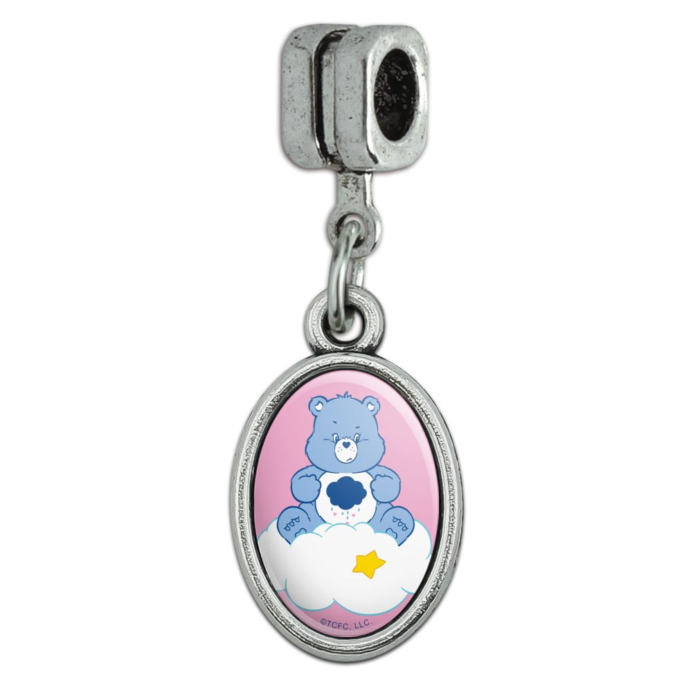 Care Bears Grumpy Bear Italian European Style Bracelet Oval Charm Bead ...
