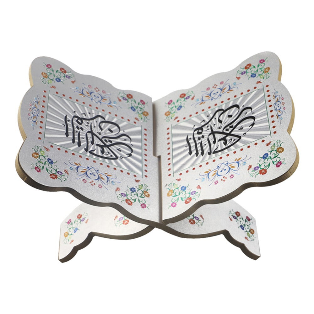 Wooden Book Stand Vintage Quran Holder Folding Bible Stand Decorative ...