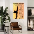 15-Minute Flexibility Challenge Poster Martial Arts Stretching Routine ...