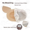 3 set 9.8 inch Oval Rattan Banneton Bread Proofing Basket Baking ...