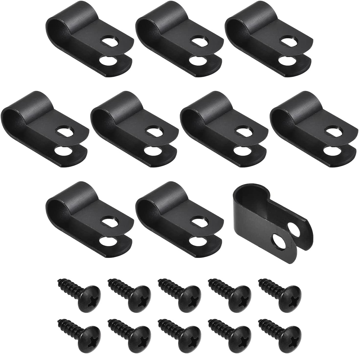 R-type Cable Clips Wire Management Clamp, [for Keeping Wire Neat ...