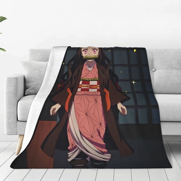 Manta Demon Slayer para hombres y mujeres, manta de tela súper suave y ...