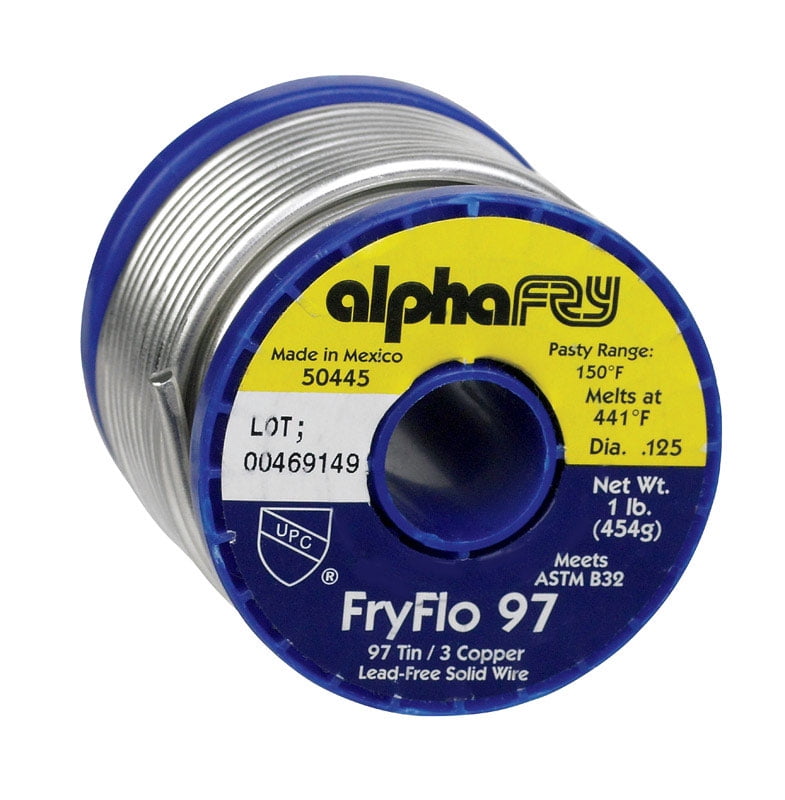 Alpha Metals PH50445 16 oz Lead Free Solid Wire Solder - Walmart.com