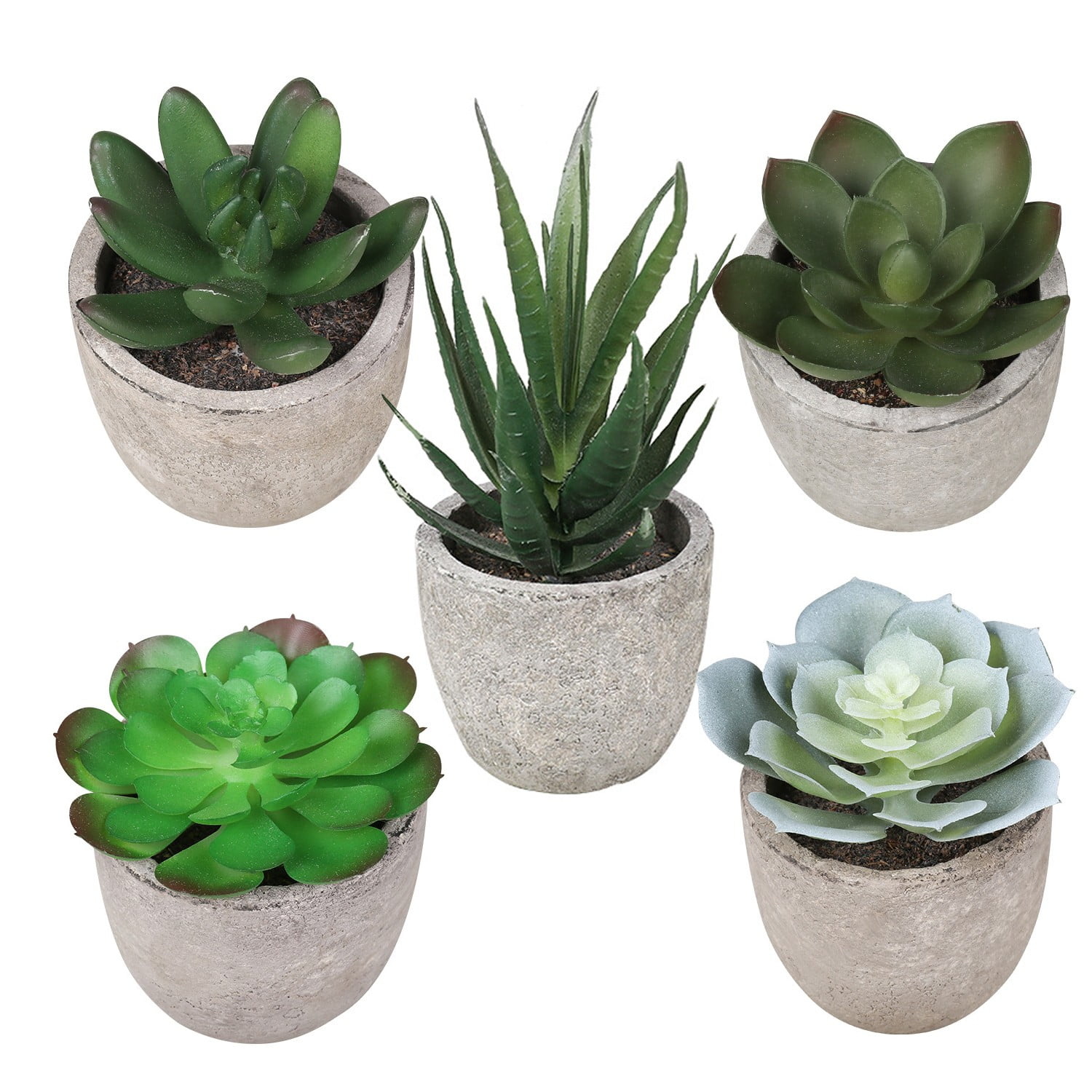 Click here for Tetou 5pcs Artificial Succulent Plants Fake Succul... prices