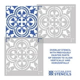 August Tile Stencil - Small Size - 6x6 - Walmart.com