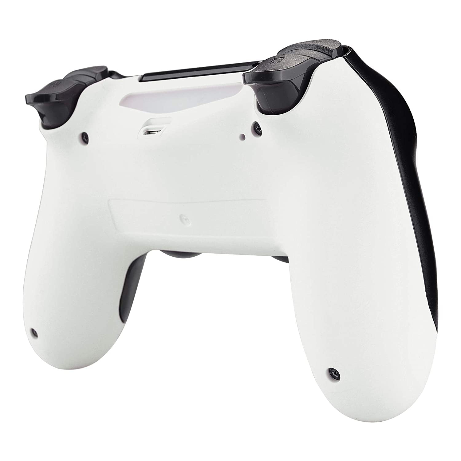White Soft Touch Bottom Shell for PS4 Slim Pro Controller Game ...