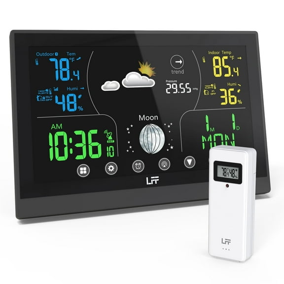 Backyard Wireless Weather Station with Wind Speed Sensor, Patented ...