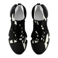 Abstract Black White Curves Design Walking Shoes for Men Woman ...