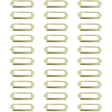 LGEGE 30 Pcs Card Holder Drawer Pull Office Library File Drawer Tag ...