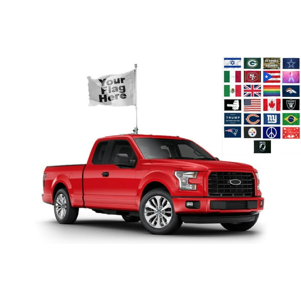 BEAST CAR FLAGS - World's Only Ever Mountable Car Flag with LED Light ...