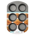 Celebrate It® Non-Stick Large Deep Baking Tin, 6 Pack Jumbo Muffin Pan ...