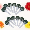 GOOHOCHY Floral Handle Bouquet Base for Wedding Decorations with Green ...