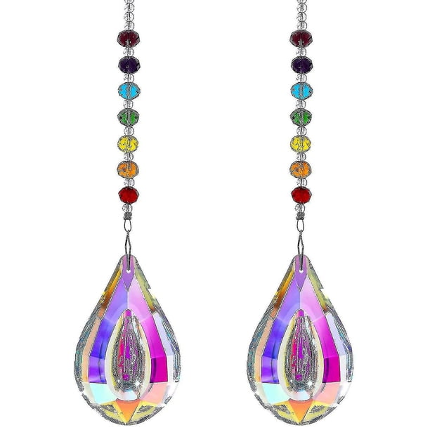 Sun Catcher With Crystal, Garden Hanging Prism Light Catcher For Window ...