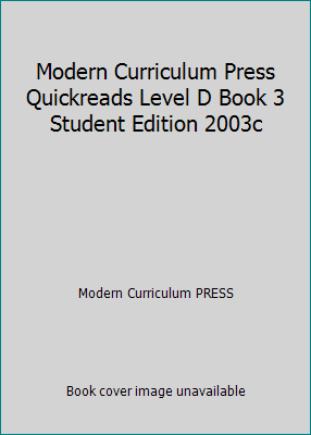 Pre-Owned Modern Curriculum Press Quickreads Level D Book 3 Student Edition 2003c (Paperback ...