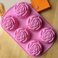 Rofhy 1×Silicone Mold,Rose Silicone Mold,Kitchen & Dining│Bakeware ...