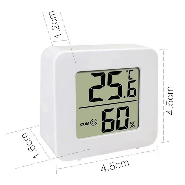 Mini LCD Digital Thermometer Hygrometer Indoor Room Temperature ...