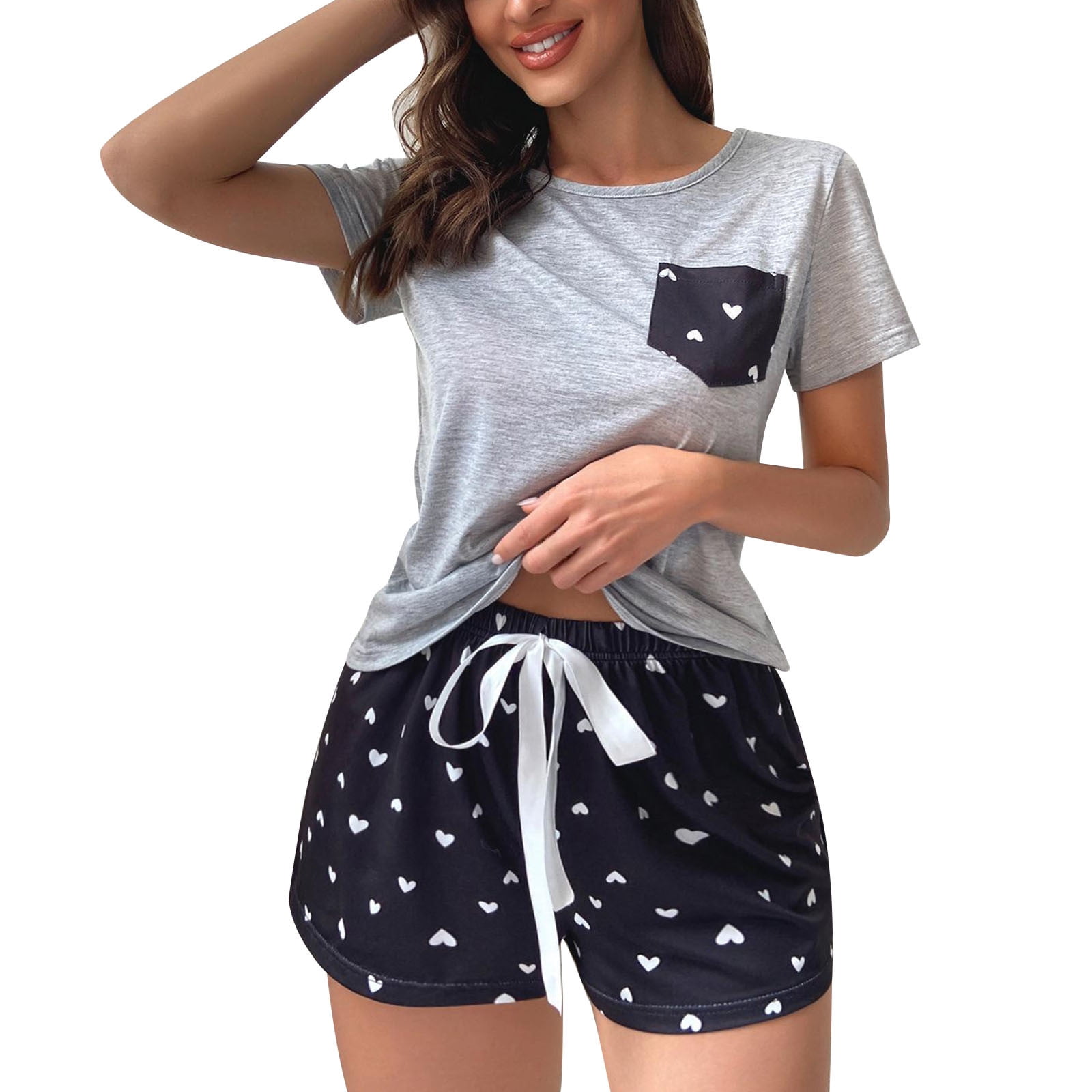 Click here for Ketyyh-Chn99 Womens Pajamas Women Summer Short Sle... prices