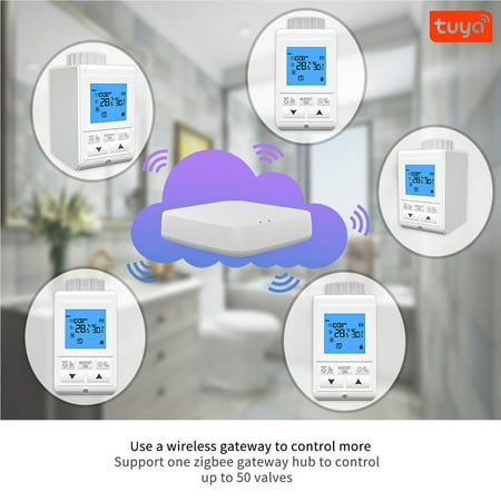 Thermostat Smart Thermostatic Radiator Valve Controller Heater ...