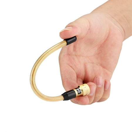 ANGGREK SMA Spring Antenna,Golden SMA Male Flexible Spring Antenna VHF For VX-3R, VX-800, FT ...