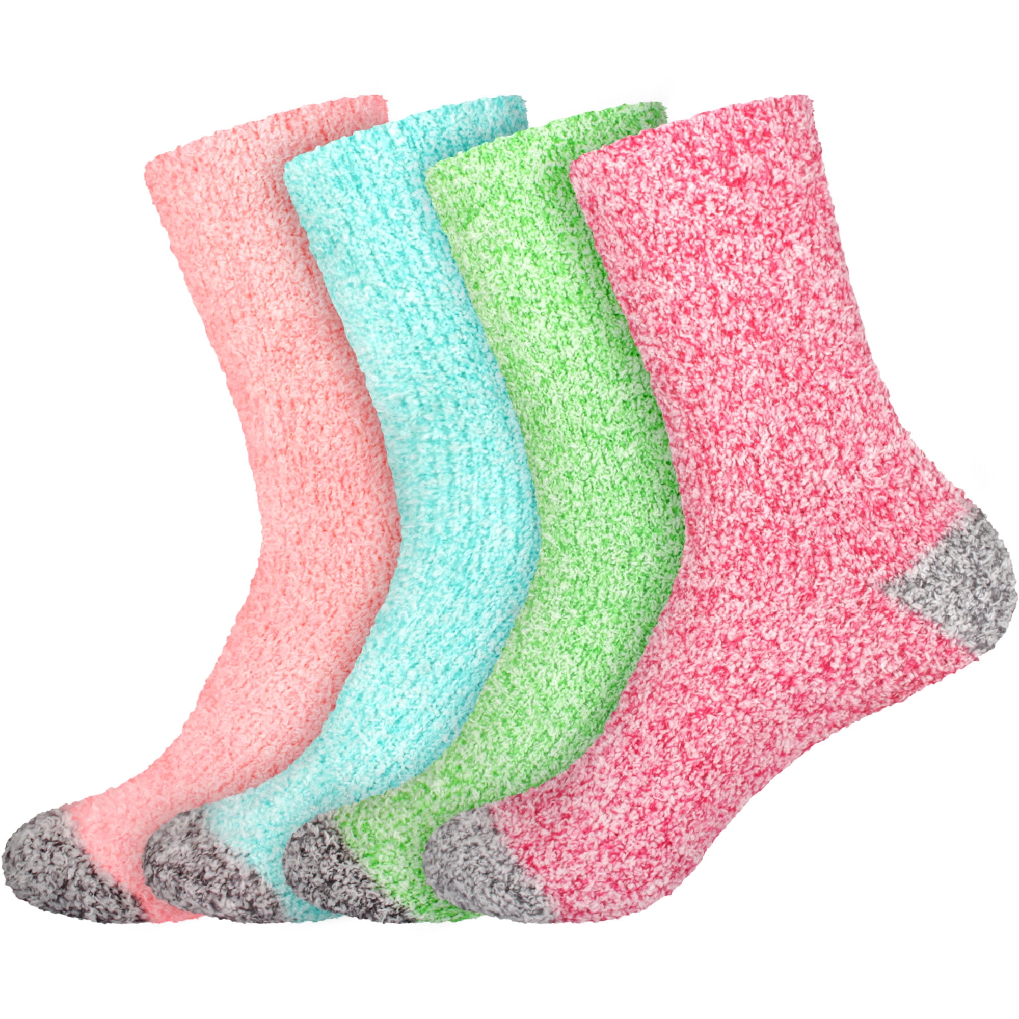 BambooMN Women's Extra Large Soft Fuzzy Warm Cozy Comfy Fuzzy Plush ...