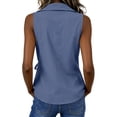 Aezemi Women's Wrap Sleeveless Tank Tops, Ruched V Neck Tie Waist ...