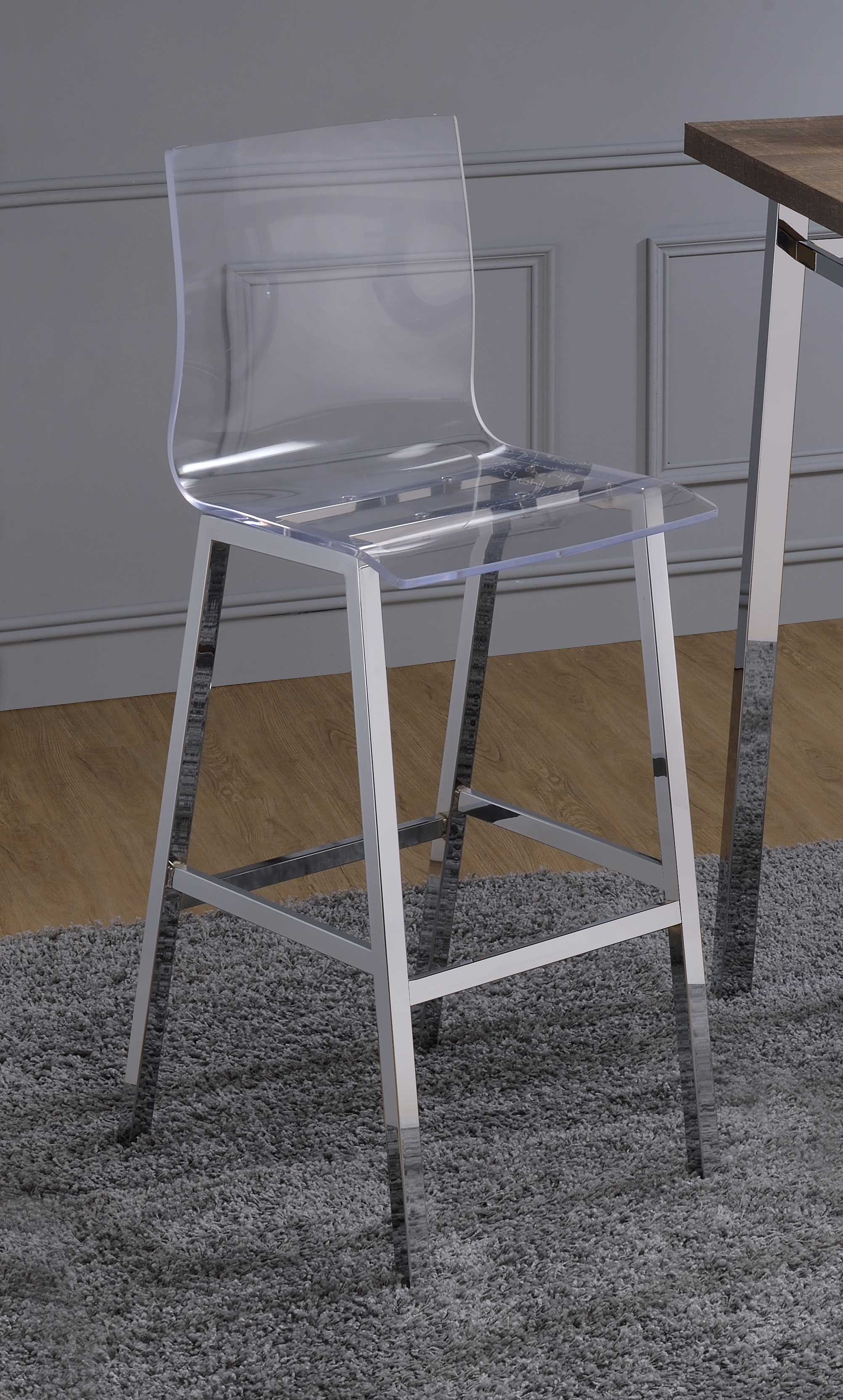 36" X 36" X 36" 3pc Pack Gray Oak Adjustable Counter Height Dining Set ...