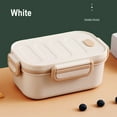 QTOCIO Storage Containers, Lunch Box, 1000 ML 3-Compartment 2 Layer ...