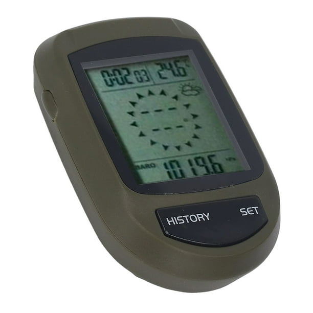 Altímetro digital, altímetro digital LCD 8 en 1, compacto y ligero ...