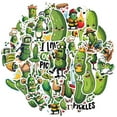 35pcs-50pcs Cute Pickle Stickers Funny Stationery Stickers Humorous ...