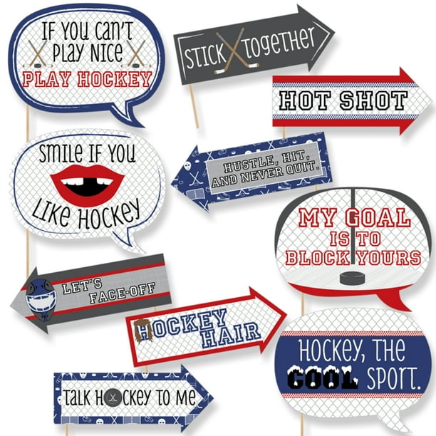 Big Dot of Happiness Funny Shoots and Scores - Hockey - Baby Shower or ...