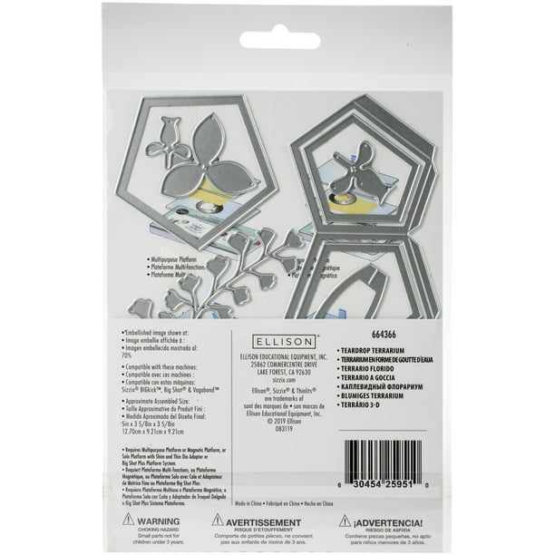 Sizzix Thinlits Dies 12/Pkg-Teardrop Terrarium - Walmart.ca