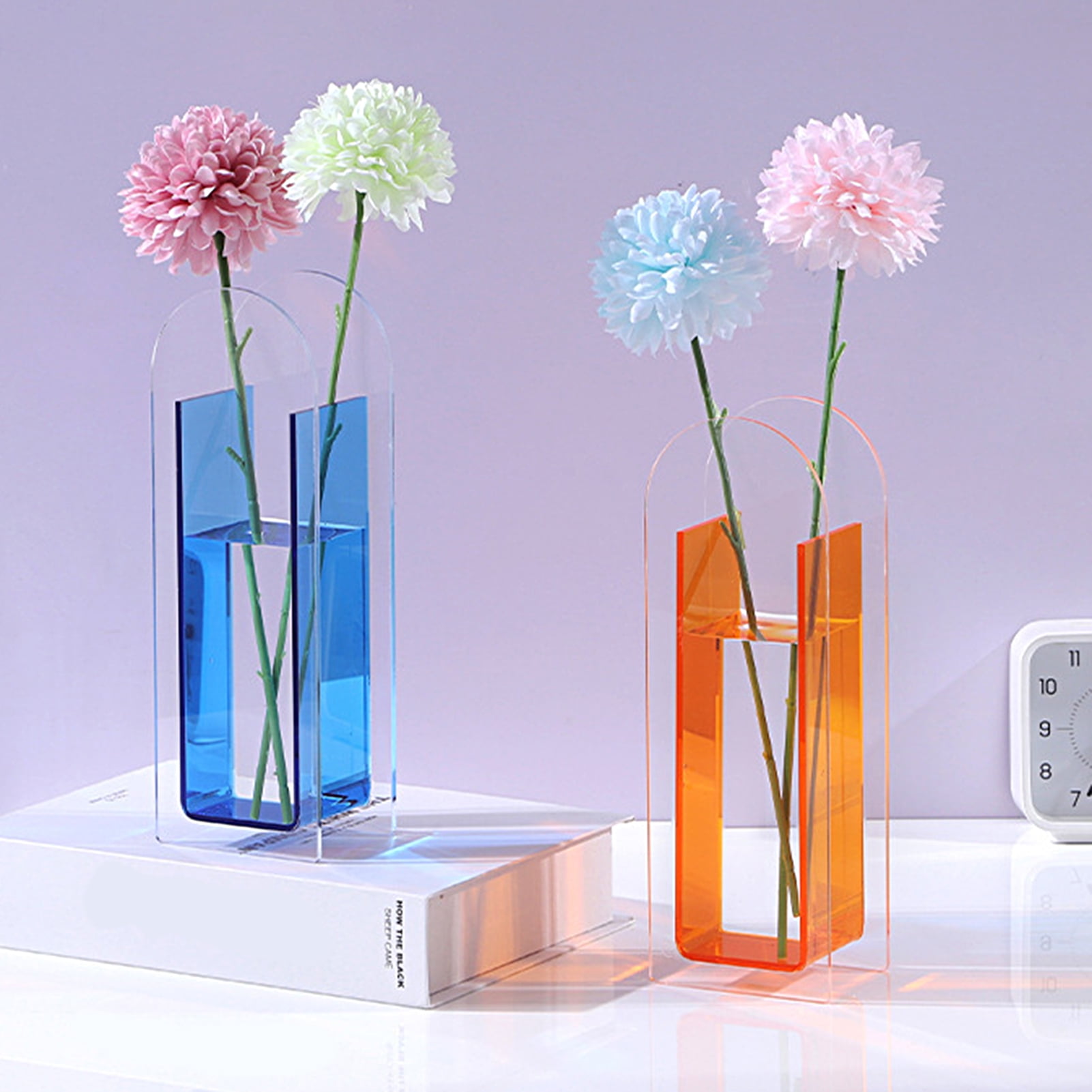 Click here for Kiskick Translucent Acrylic Flower Vase - Nordic S... prices