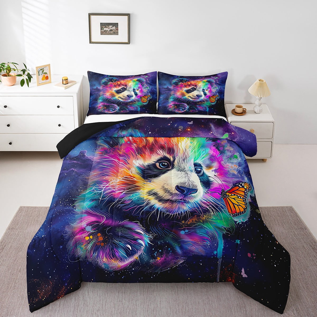 Click here for Yst Panda Print Twin Size Comforter Set Woodland W... prices