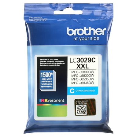 Brother Genuine LC3029 Super High Yield Color Ink Cartridges 4-Pack (BK ...