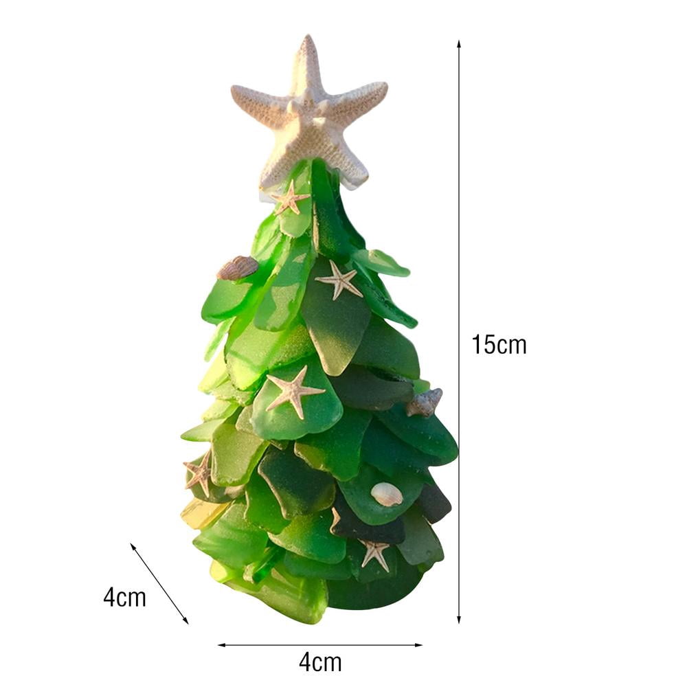 Glass Art Glass Tabletop Tree in Green Made to order. Glass Sculptures ...
