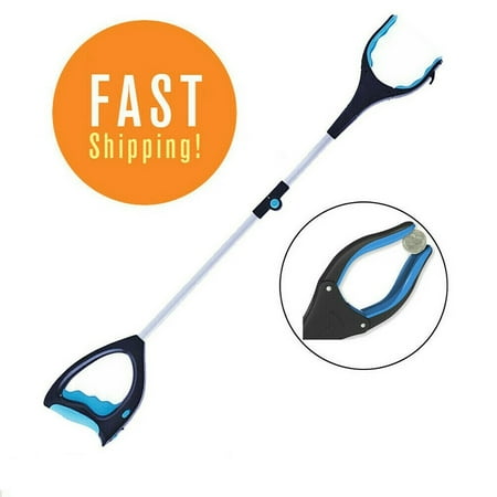 Industrial Heavy Duty Pick Up Tool Reacher Grabber Trash Rotating Head ...