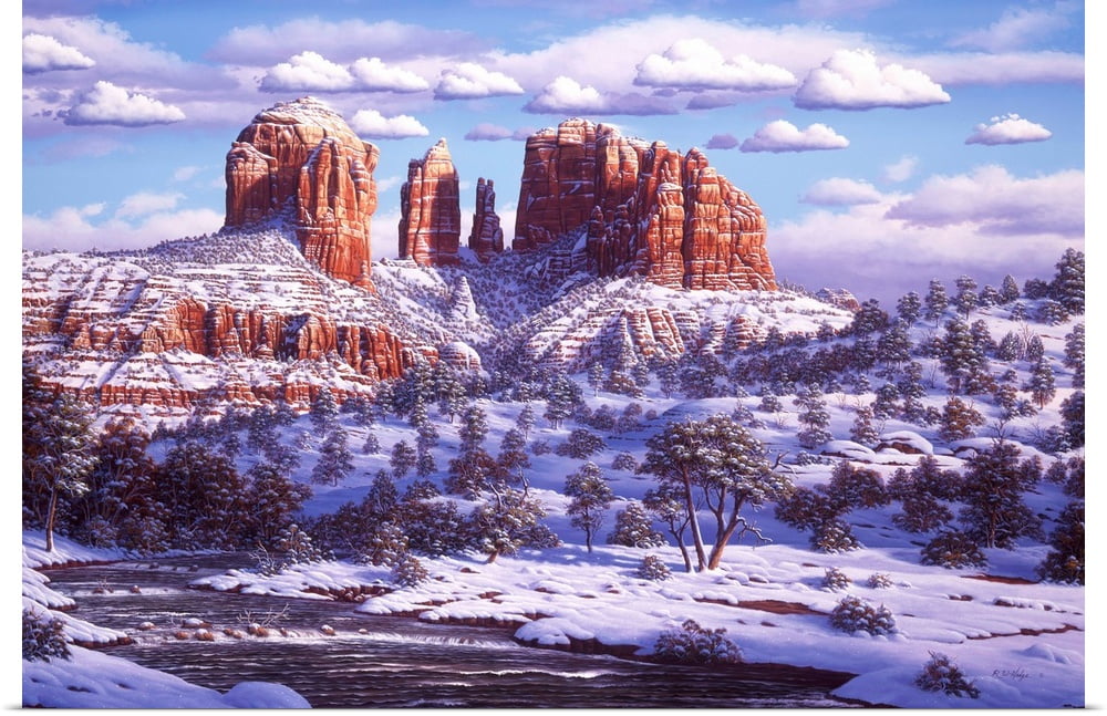 Great BIG Canvas | "The Spirit Of Red Rocks" Art Print - 36x24 ...