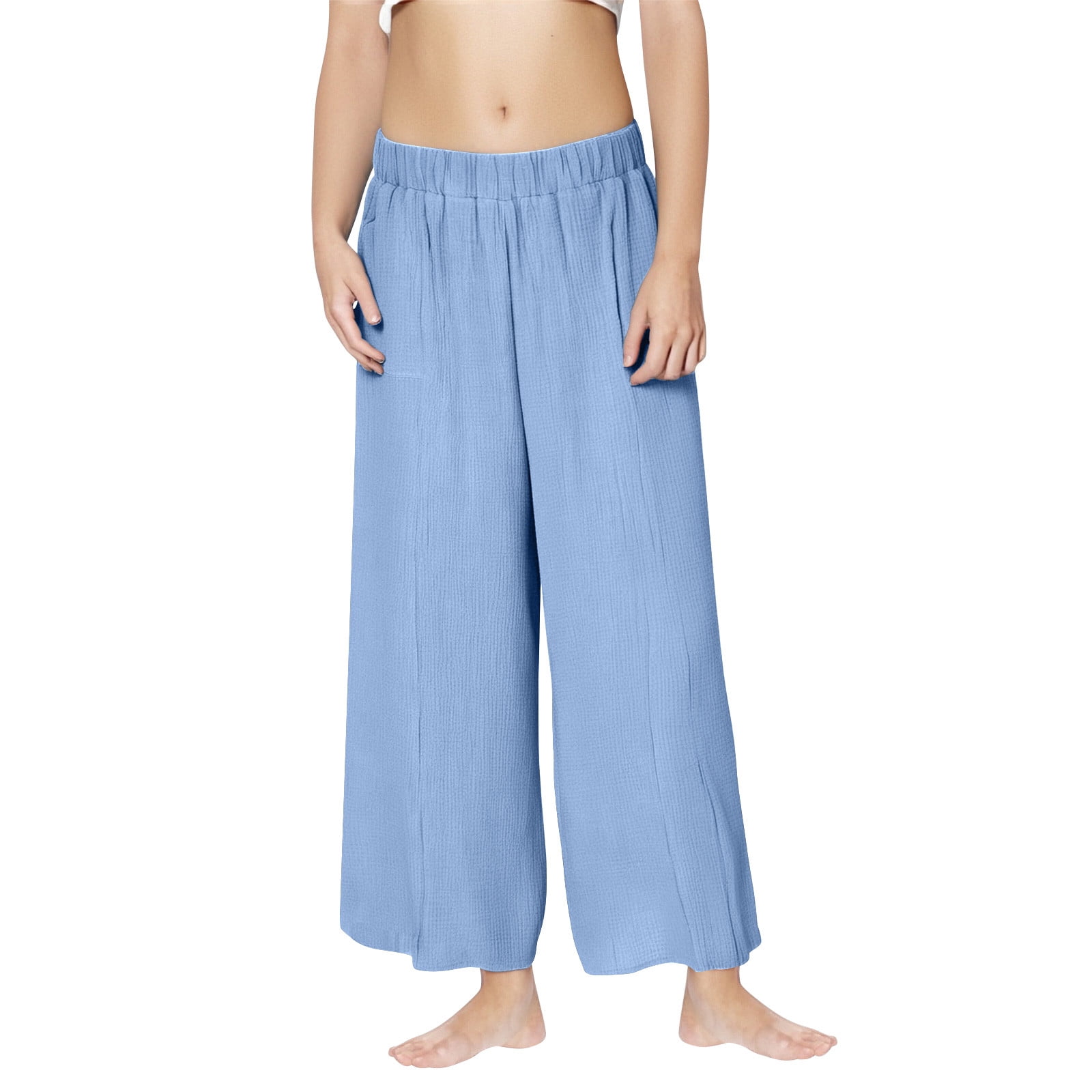 Click here for Mgmyaa Girls Wide Leg Pants Kids Plus Elastic Wais... prices