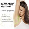 Hmpeaiiy Natural Stick Body Armpit Body Odor Sweat Antiperspirant Stick