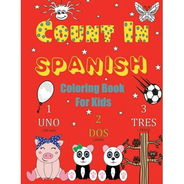 Bilingual Coloring Book For Kids: English/Spanish Learning Coloring ...