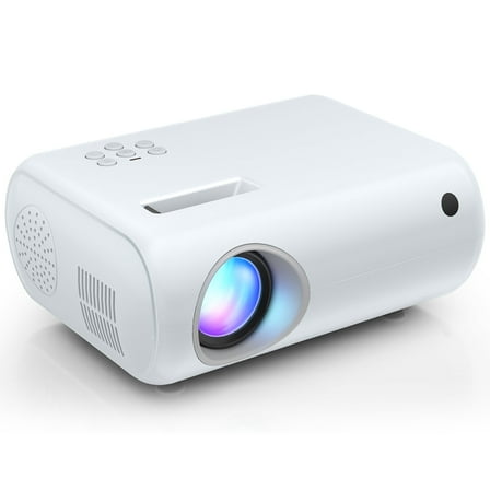 QKK Mini Projector Portable LCD Projector [stand included] Full HD ...